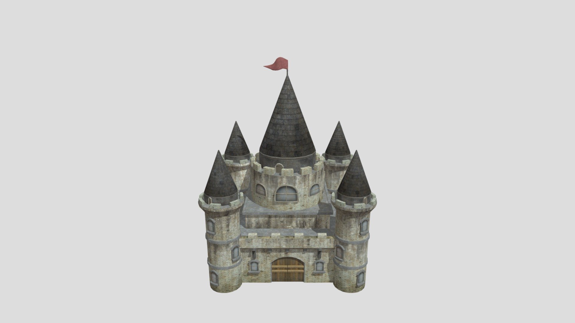 Castle - Download Free 3D model by M.FARHAN (@M.FARHAN124) [cc2a4f4 ...