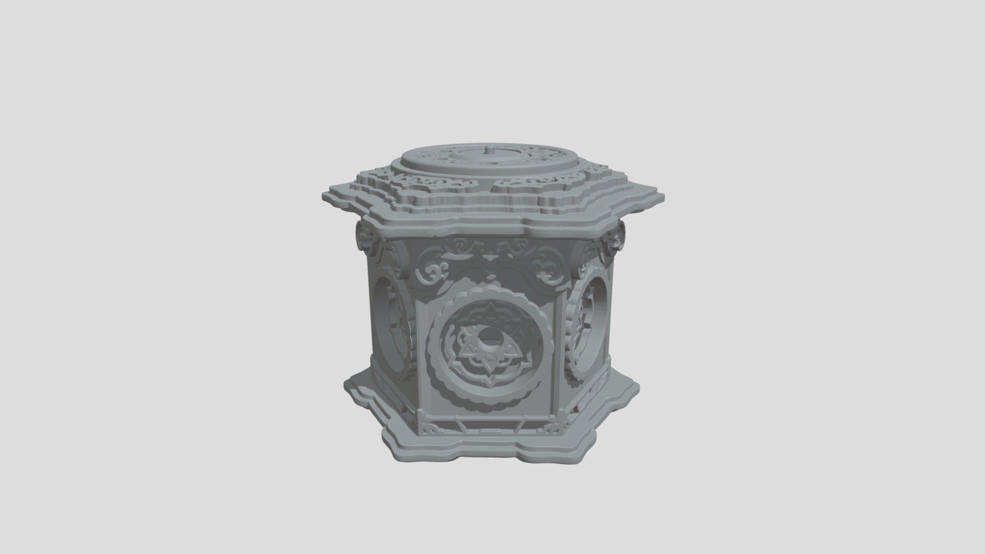 Intricate Ring Box - 3D model by theone3dartist [cc2a82f] - Sketchfab