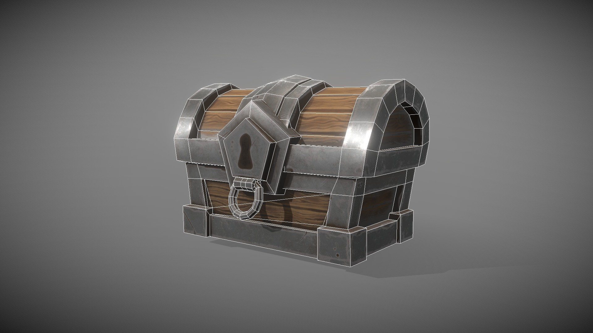 Stylized Low Poly Chest - 3D model by Tomek Wodowski (@tomekwodowski ...