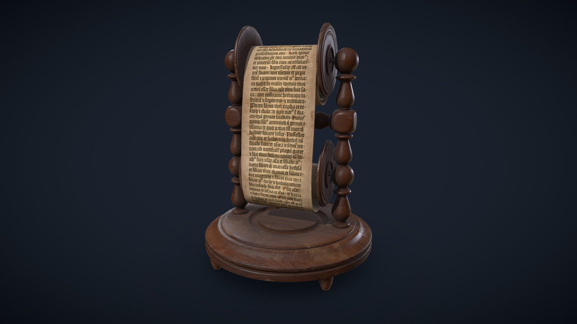 Scroll holder - Download Free 3D model by shuvalov.di [cc2caef] - Sketchfab