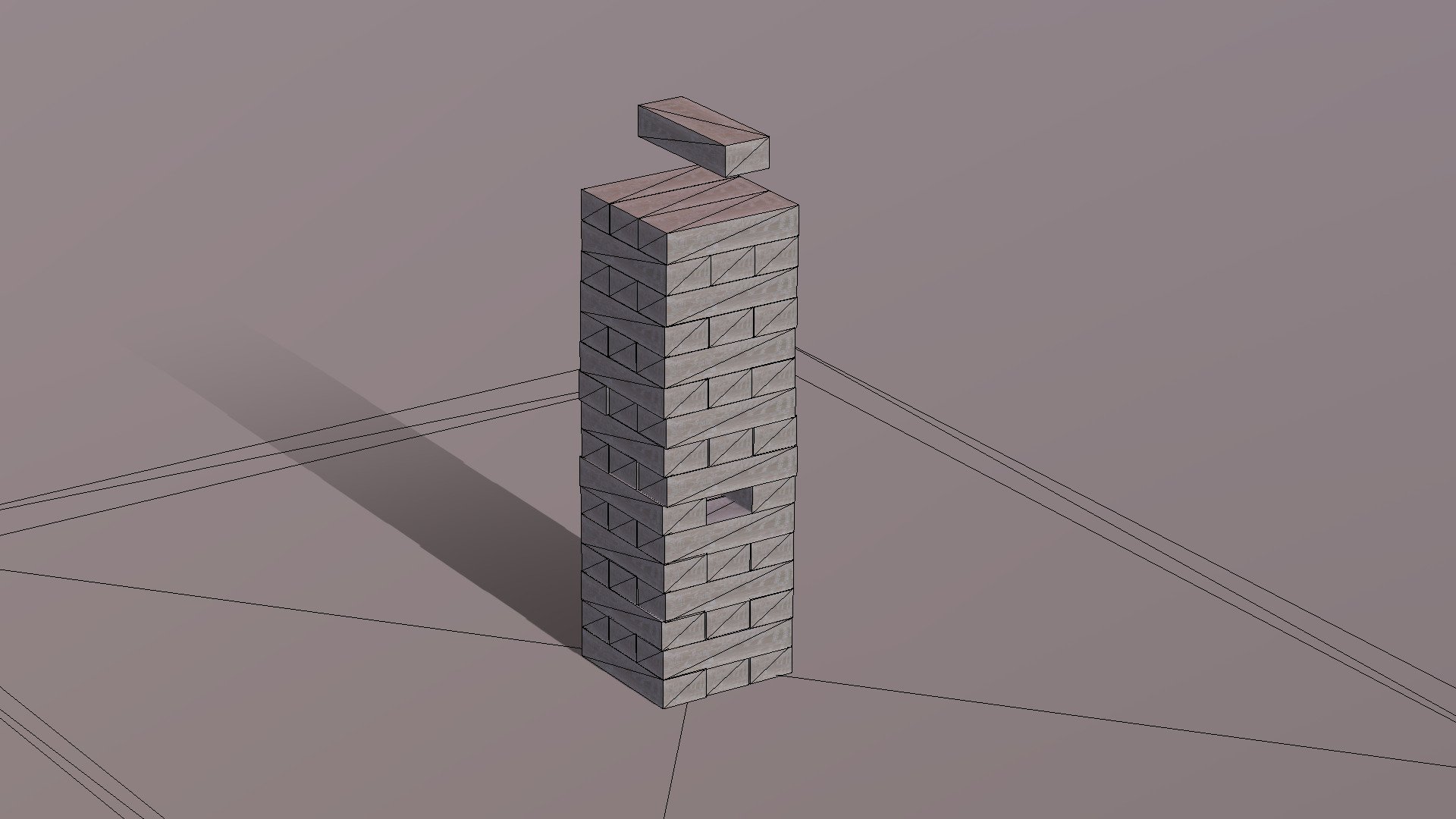 JENGA animated - 3D model by luismi93 [cc2d6a3] - Sketchfab