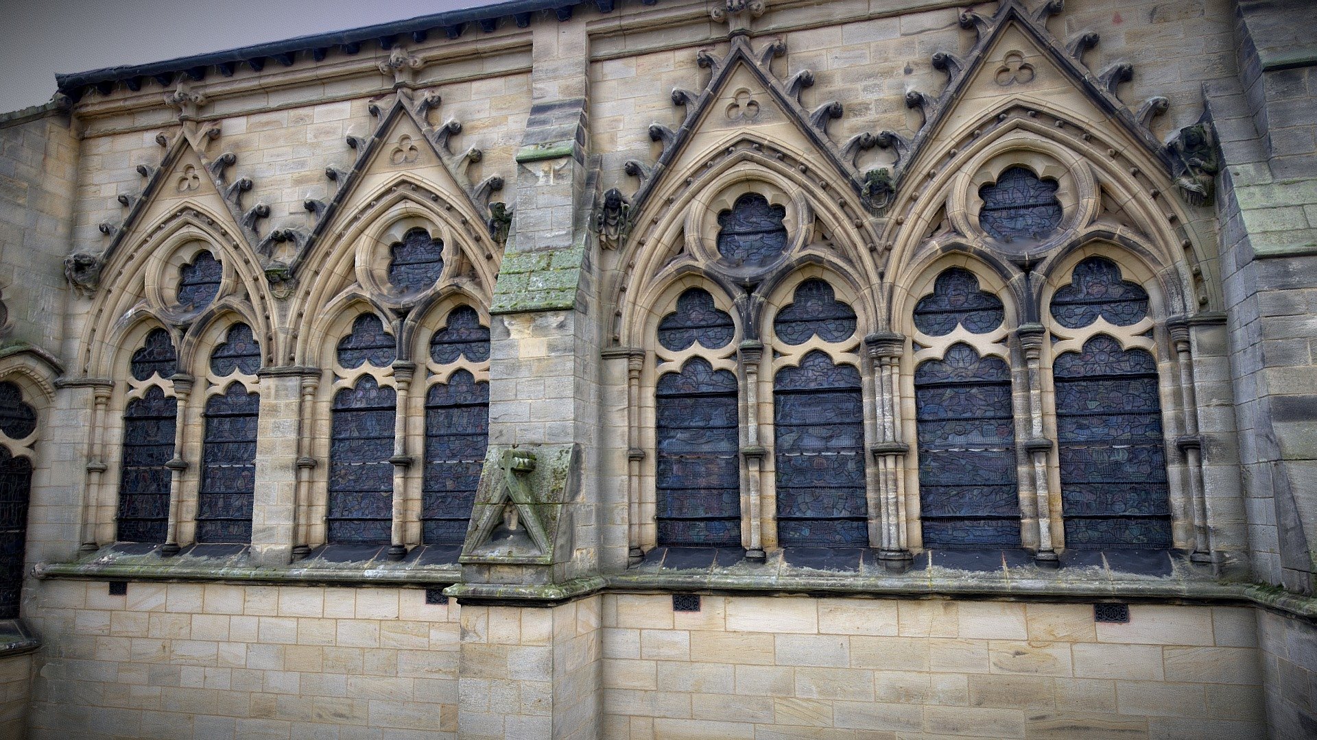 Church Window Detail - 3D model by Paul (@paul3uk) [cc2db81] - Sketchfab