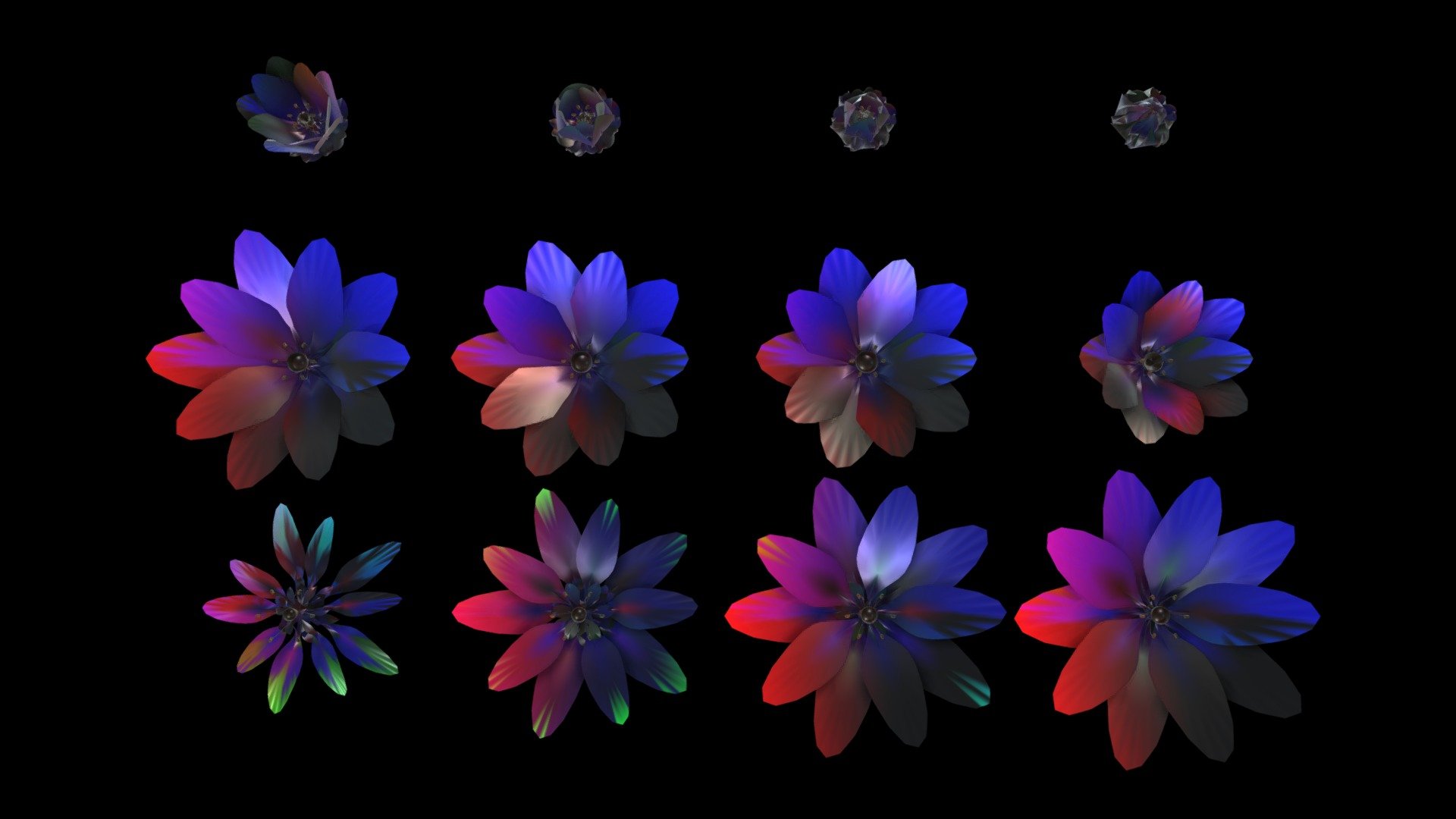 Digital_Flower_C_front_by xyzuvwopq - Download Free 3D model by ...