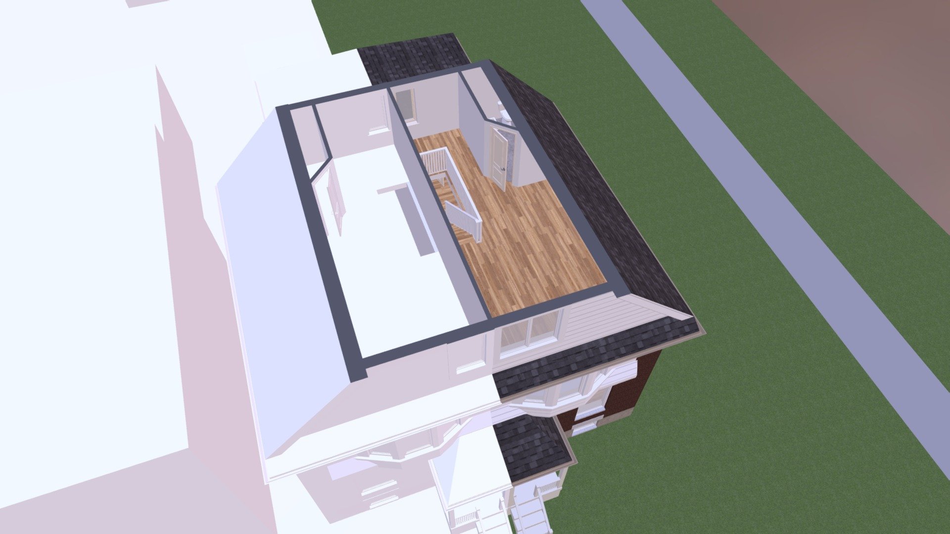 08-18 Attic Floor Interior Exist - 3D model by Cadaxx Design (@cadaxx ...