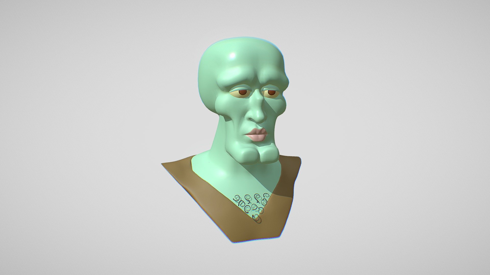 Handsome Squidward - Download Free 3D model by pestis (@pestic ...