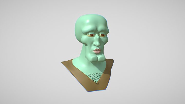 Squidward 3D models - Sketchfab