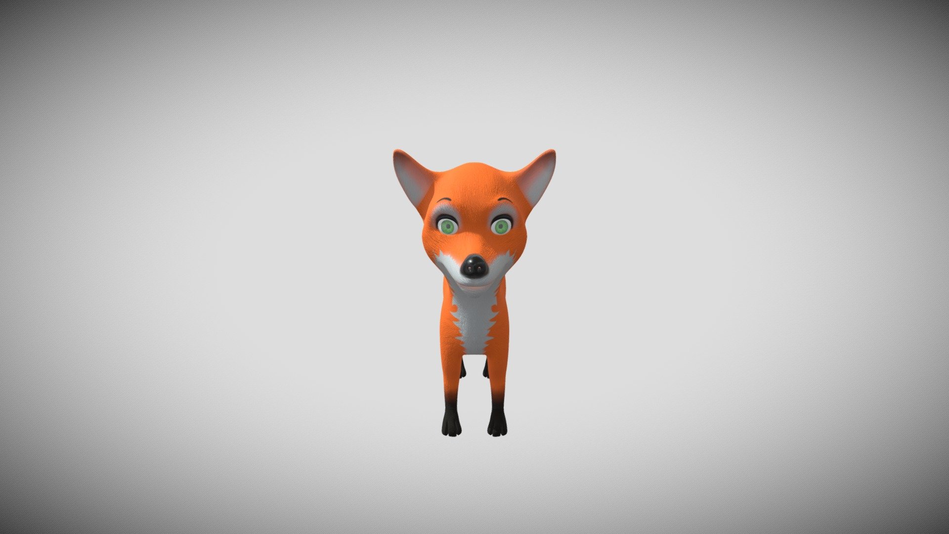FOX - 3D model by AniBuddy [cc311b1] - Sketchfab
