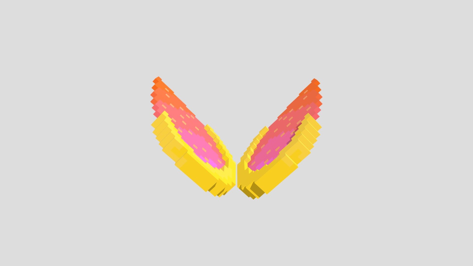 watermelon wings minecraft - 3D model by itong.kungth [cc318e0] - Sketchfab