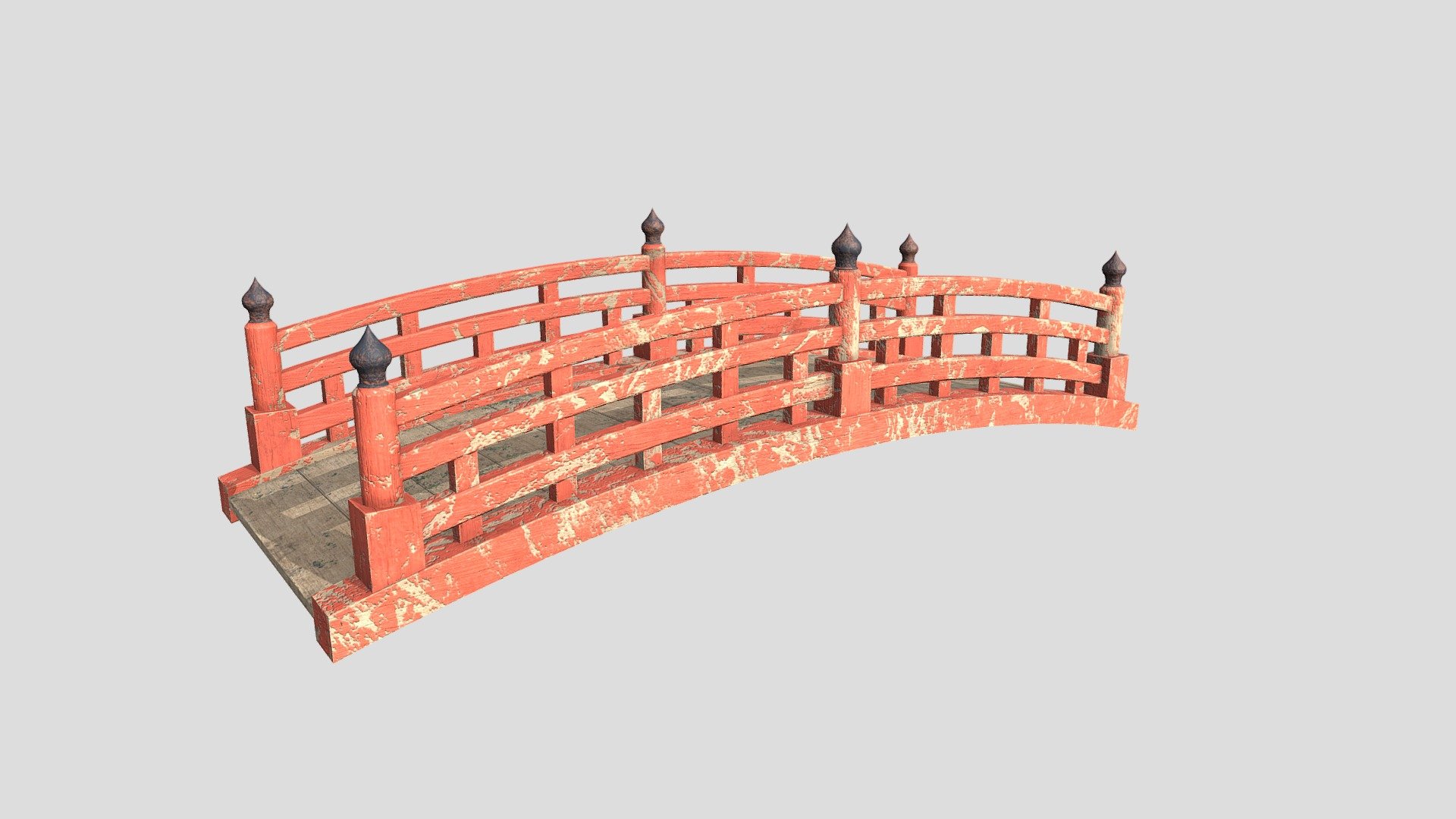 Japanese Bridge - 3D model by Alexander.Treiner [cc31b7a] - Sketchfab