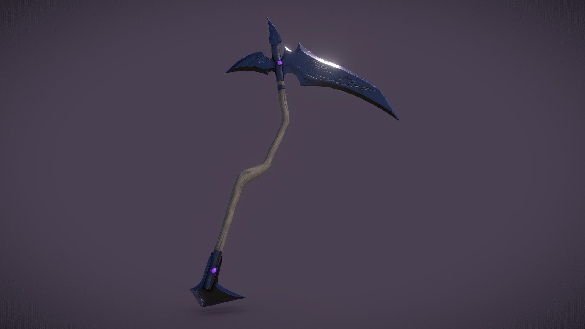 Reaper Scythe Asset - 3D model by Kurt De Bleecker (@Kurt.De.Bleecker ...