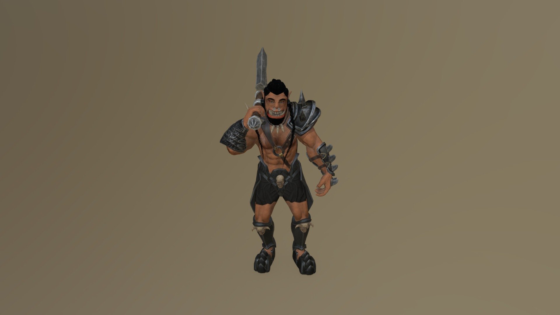 Orc_warrior - 3D model by Dima-Dyl [cc351dc] - Sketchfab