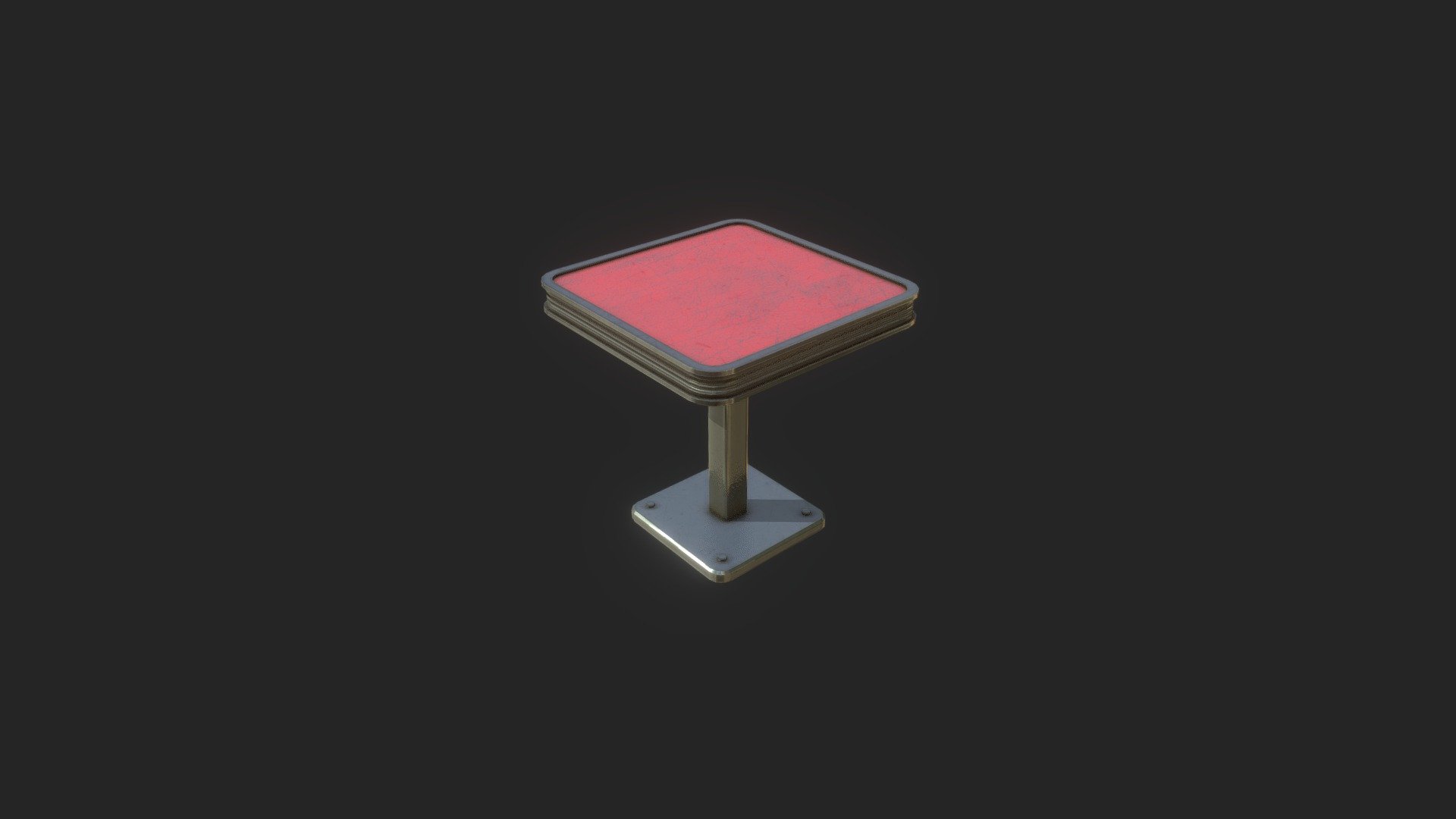 Props - Stylized Diner Table - 3D model by A . Priabudiman ...