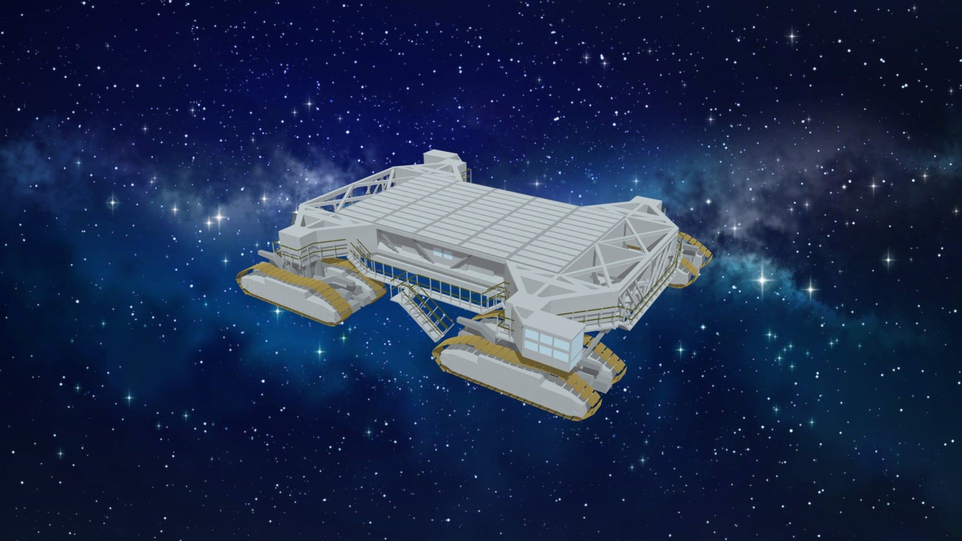 NASA Crawler Transporter - Download Free 3D model by Space Explorers ...