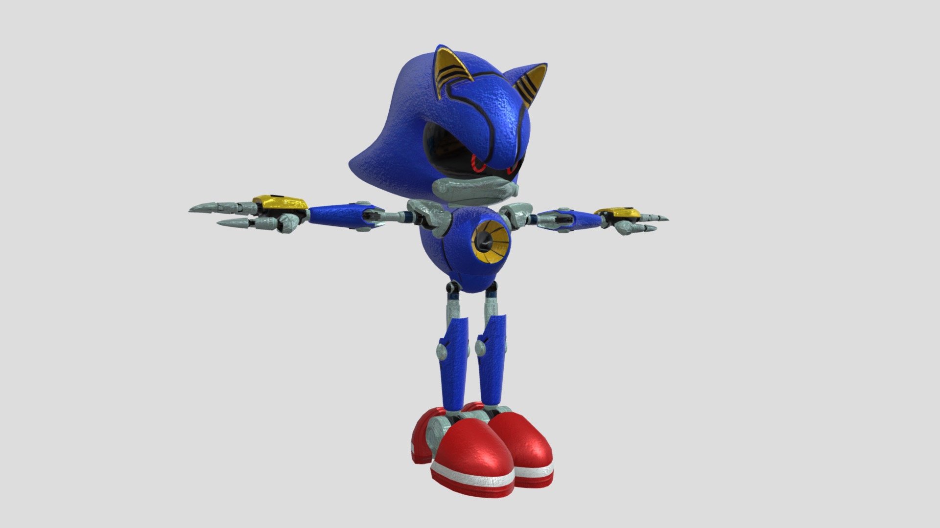 Movie Metal Sonic - Download Free 3D model by 🎄 ...