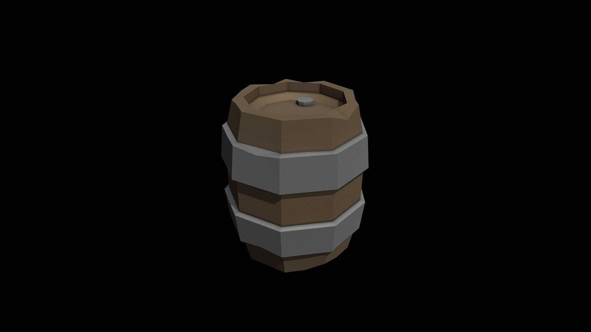 Game Ready Low Poly Barrel Asset - Download Free 3D model by ImTropixx ...