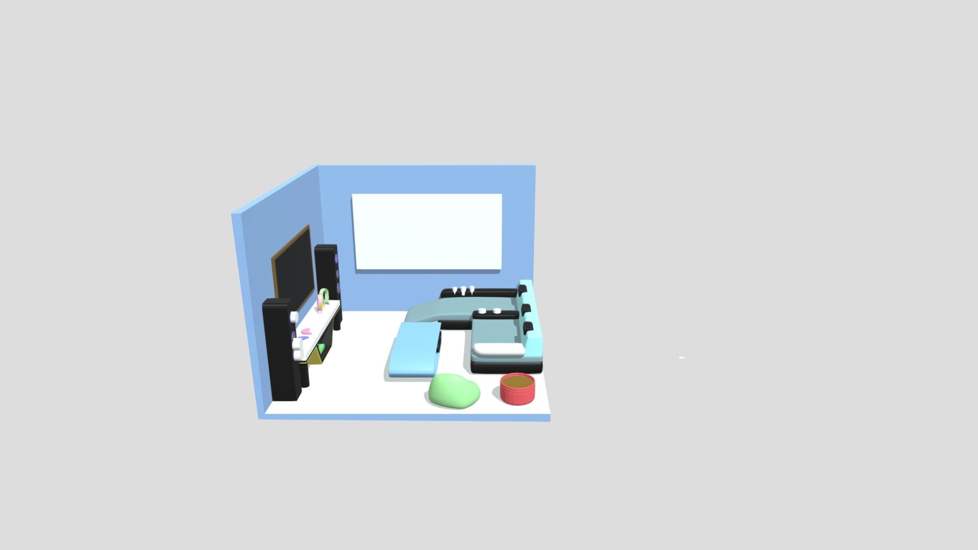 GAMING LOUNGE - 3D model by adisubhash38 [cc3ce92] - Sketchfab