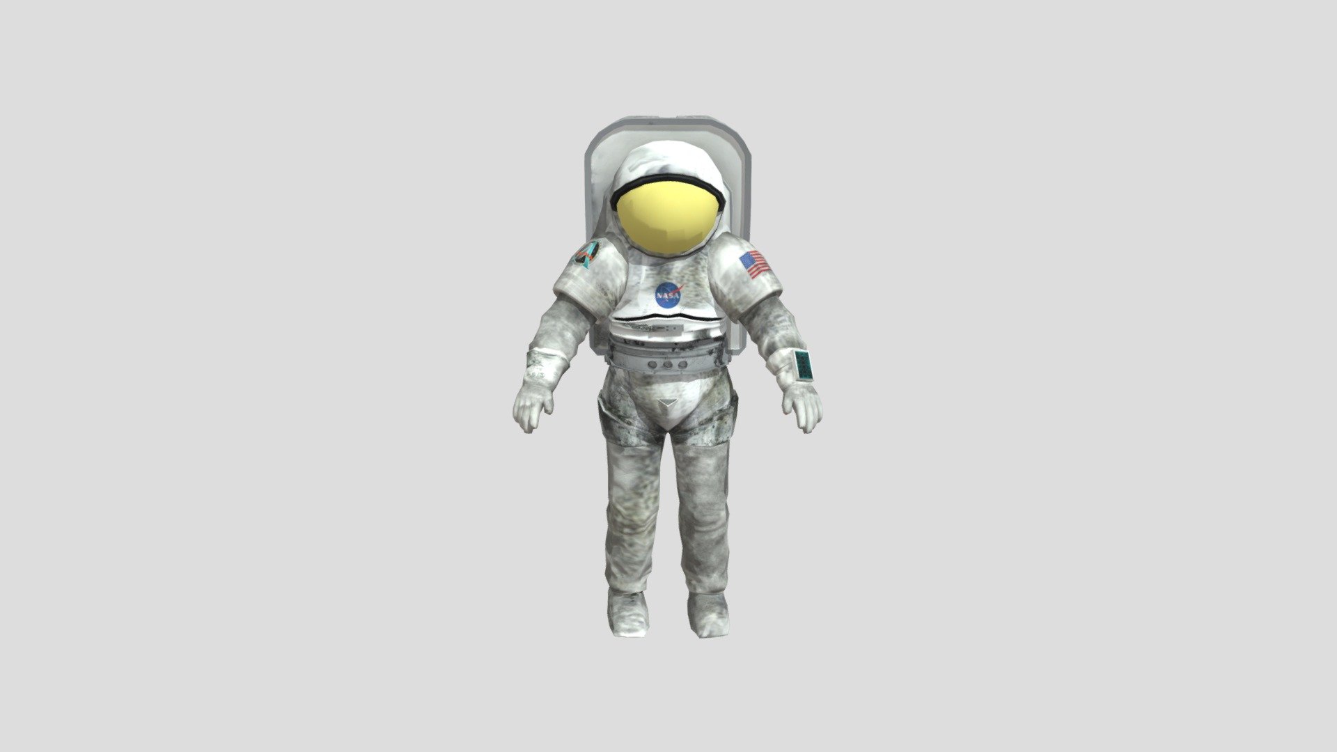Astronaut - 3D model by HussnainAhmad25 [cc3d2fa] - Sketchfab
