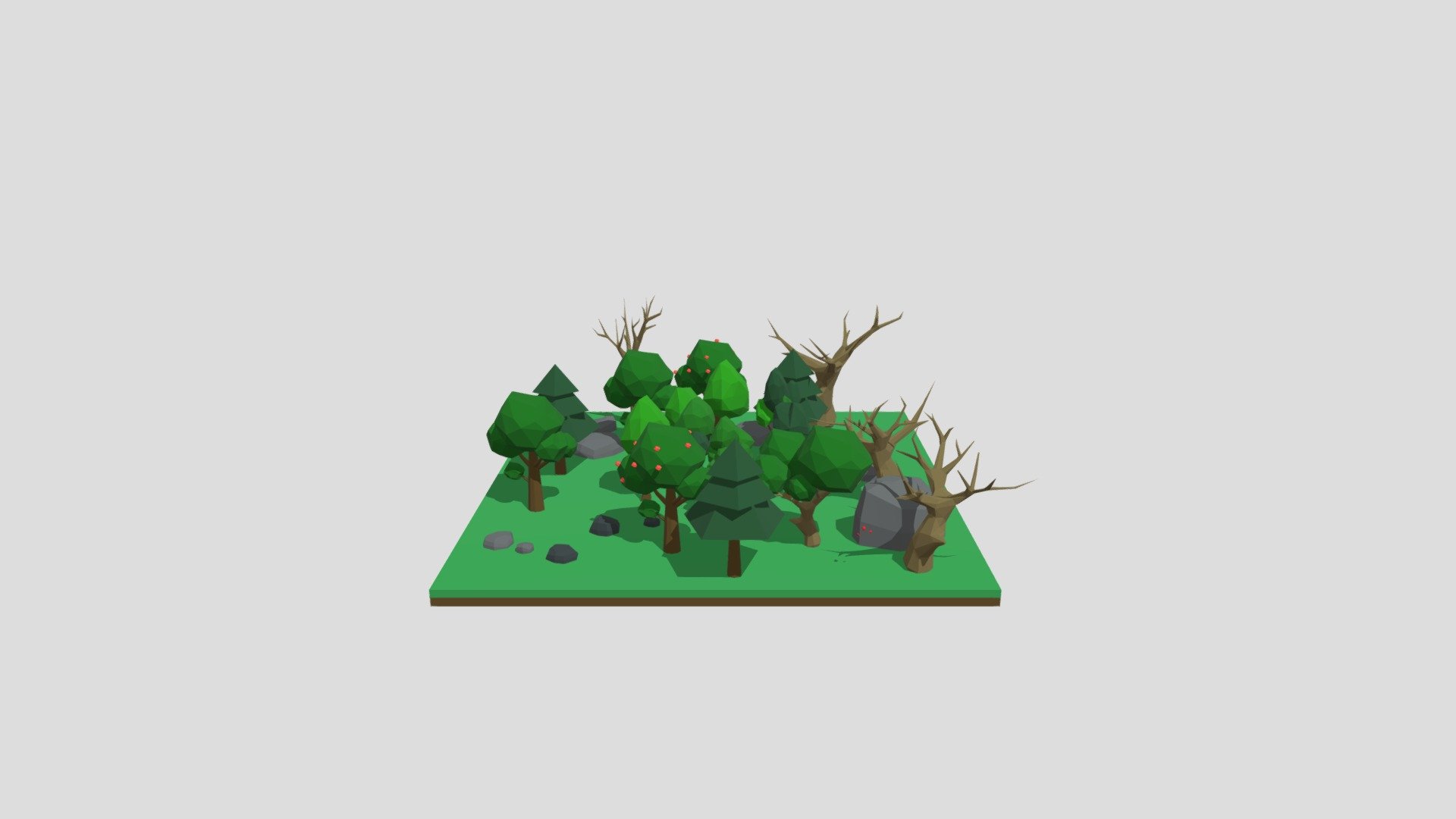 low poly tree asset.fbx - 3D model by sodaxiu [cc3d60e] - Sketchfab