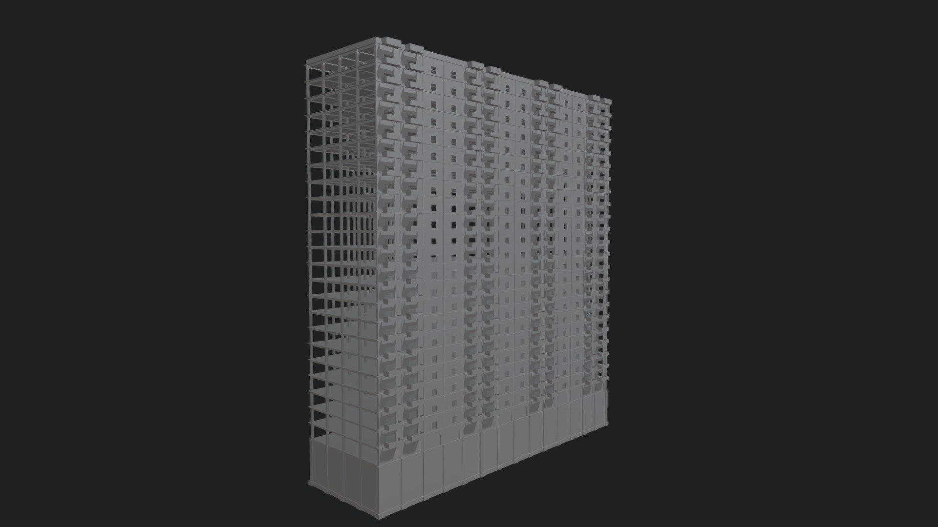 Structural Framework \ SF015 - 3D model by Amir Baloch (@amirbaloch ...
