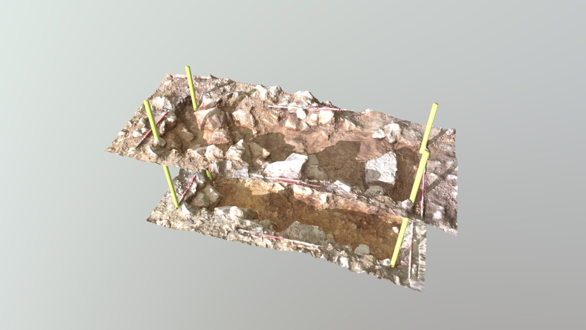 Black Hill, part of trench 3 - Download Free 3D model by ...