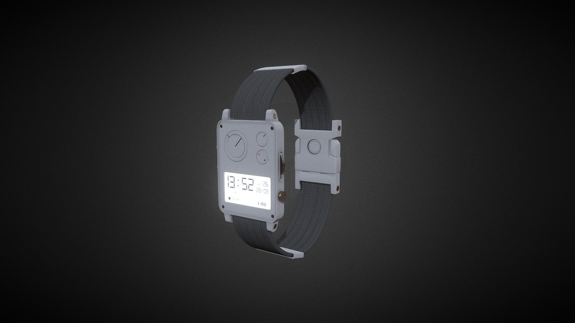 Metalic Smart Watch - Buy Royalty Free 3D model by wingstech.3d ...
