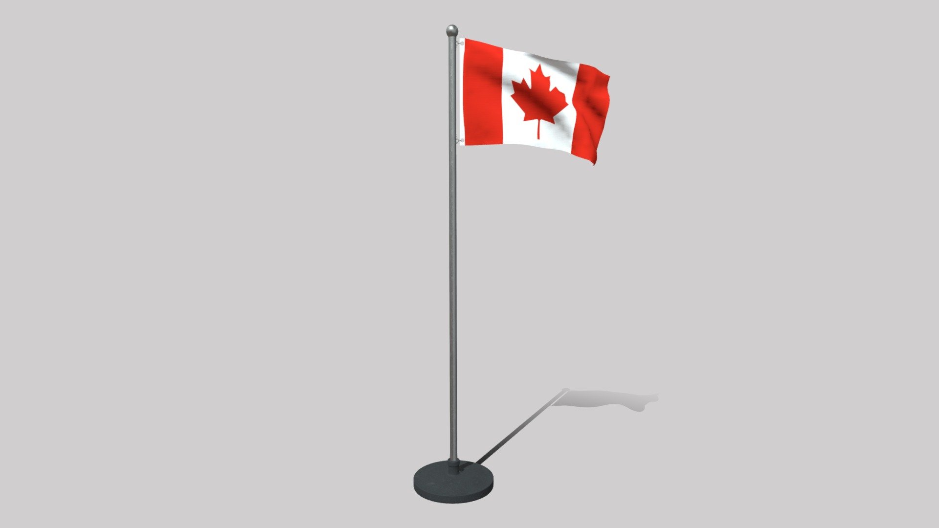 Realistic Animated Flag of Canada - Buy Royalty Free 3D model by ...