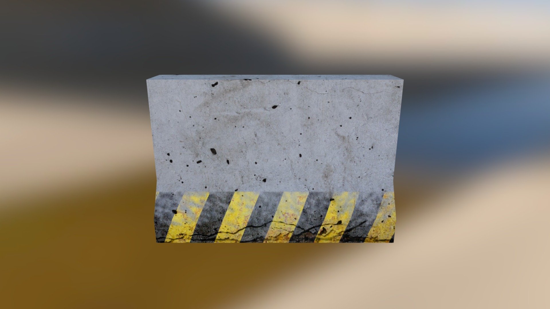 Conc Roadblock - Download Free 3D model by jass [cc41934] - Sketchfab
