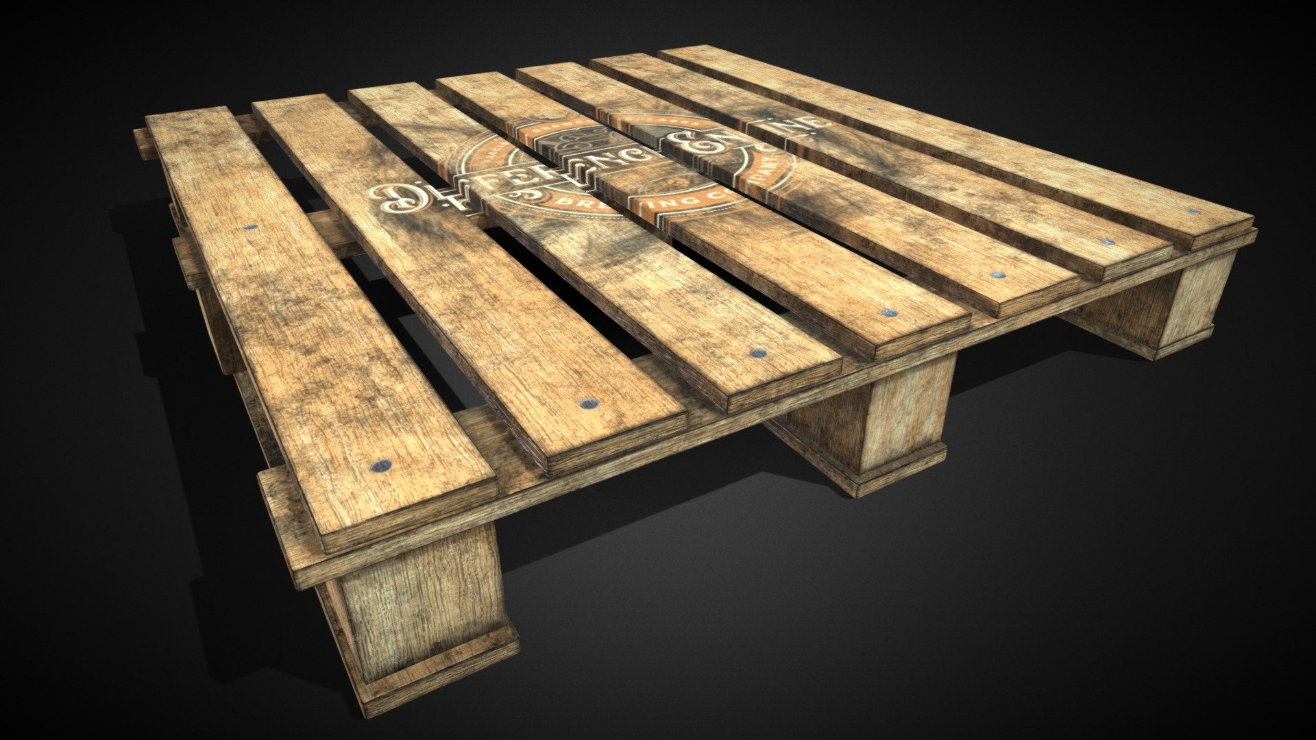 Pallet - Download Free 3D model by Ellis Rogers-Byrne (@ellisrb ...