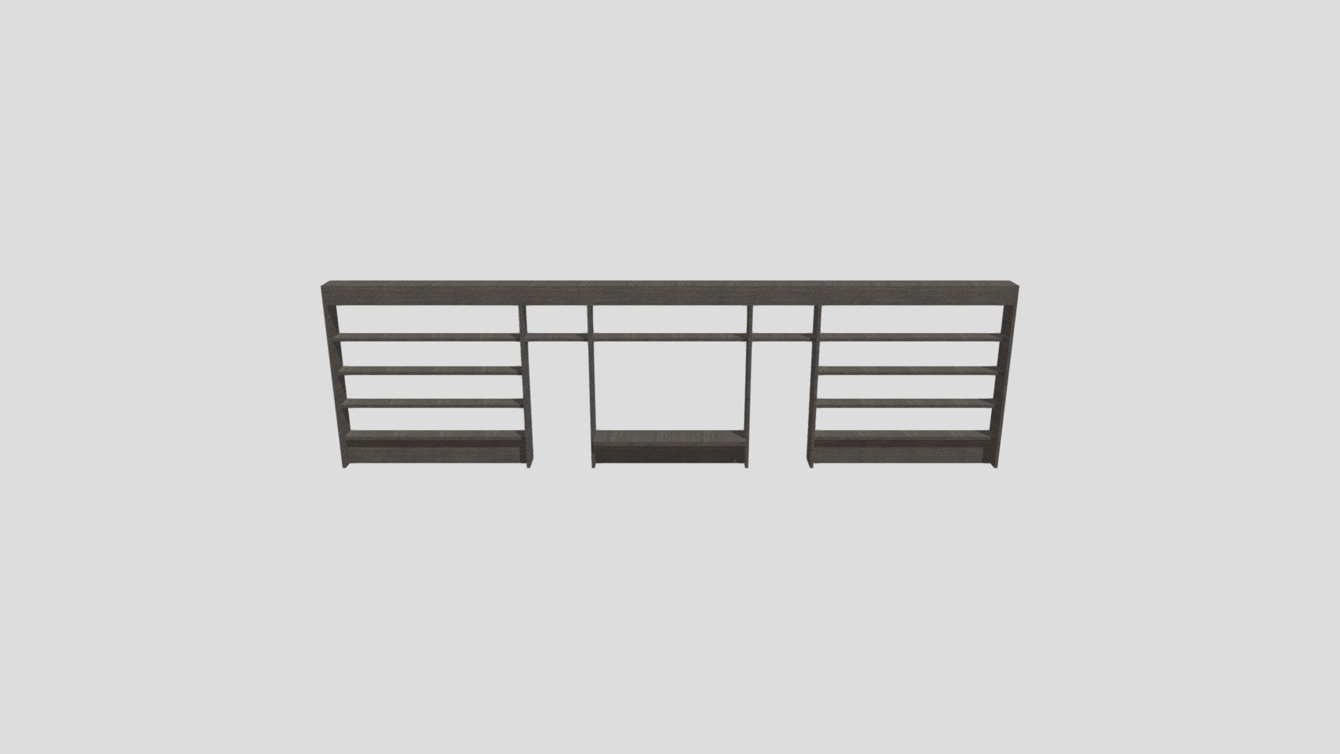 Bookshelf - Download Free 3D model by 1CLICK DESIGN (@jplucero0824 ...