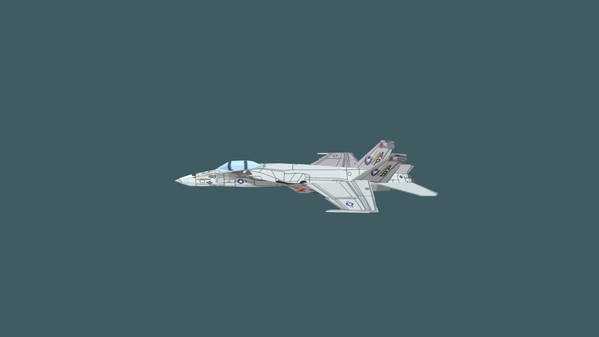 F18 lowpoly modular - Download Free 3D model by karan1u._.u ...