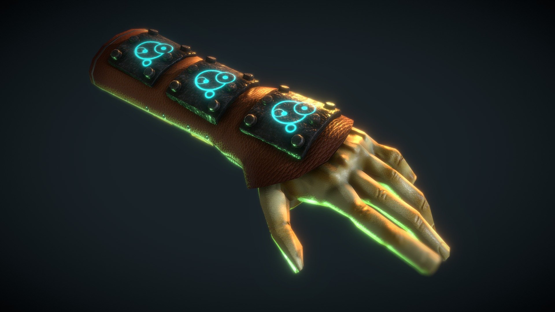 Arcane bracer - Download Free 3D model by Hobu (@Hobu_Coffee) [cc440a4 ...