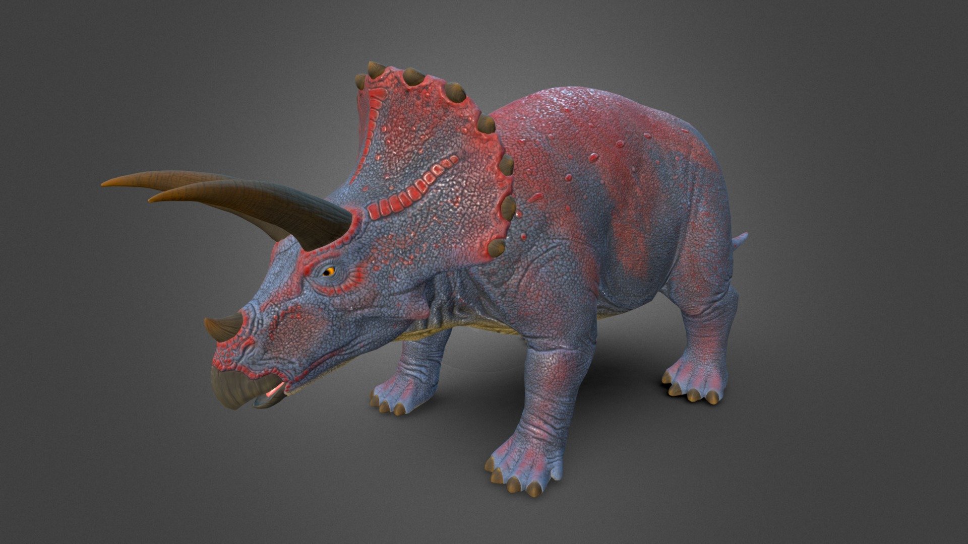 Triceratops - 3D model by martinmor [cc4445c] - Sketchfab