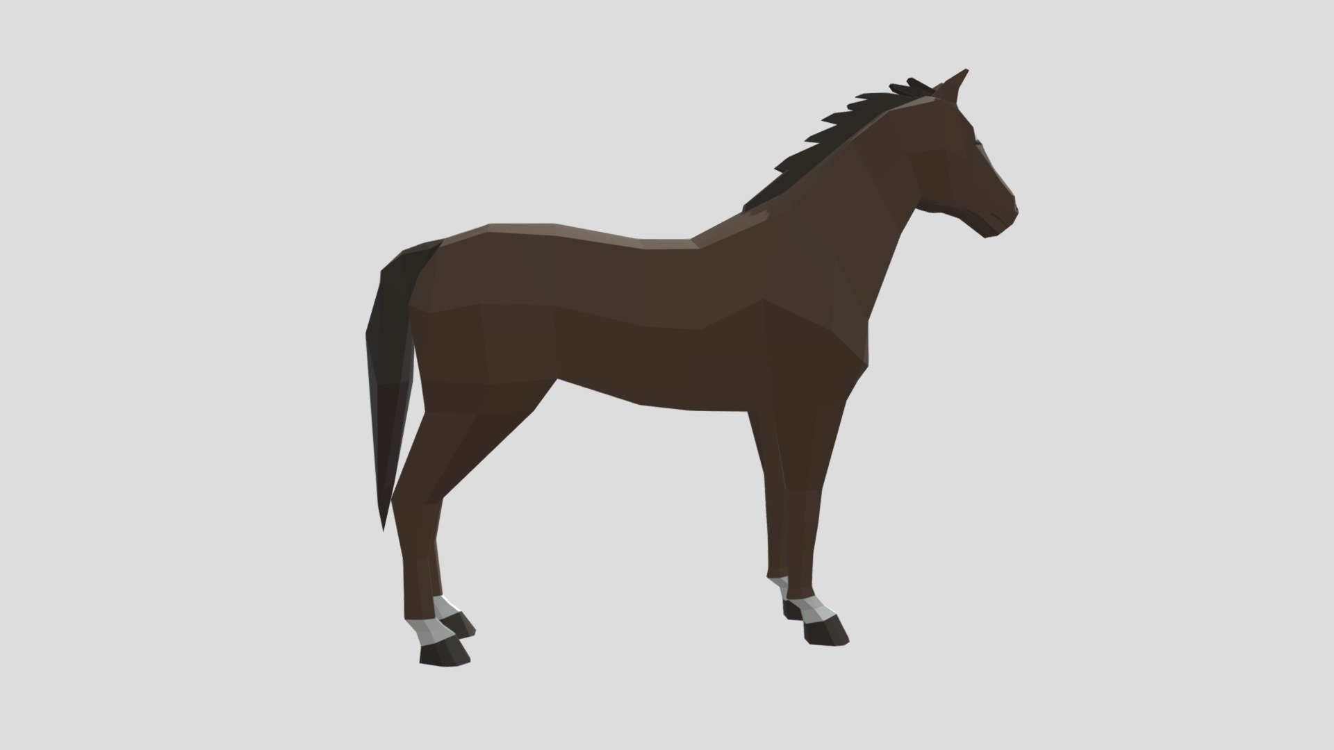Low Poly Horse Rigged - 3D model by justlovelyflowers [cc468dc] - Sketchfab