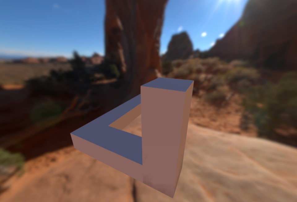 The Penrose triangle - 3D model by ceciliafl [cc47095] - Sketchfab
