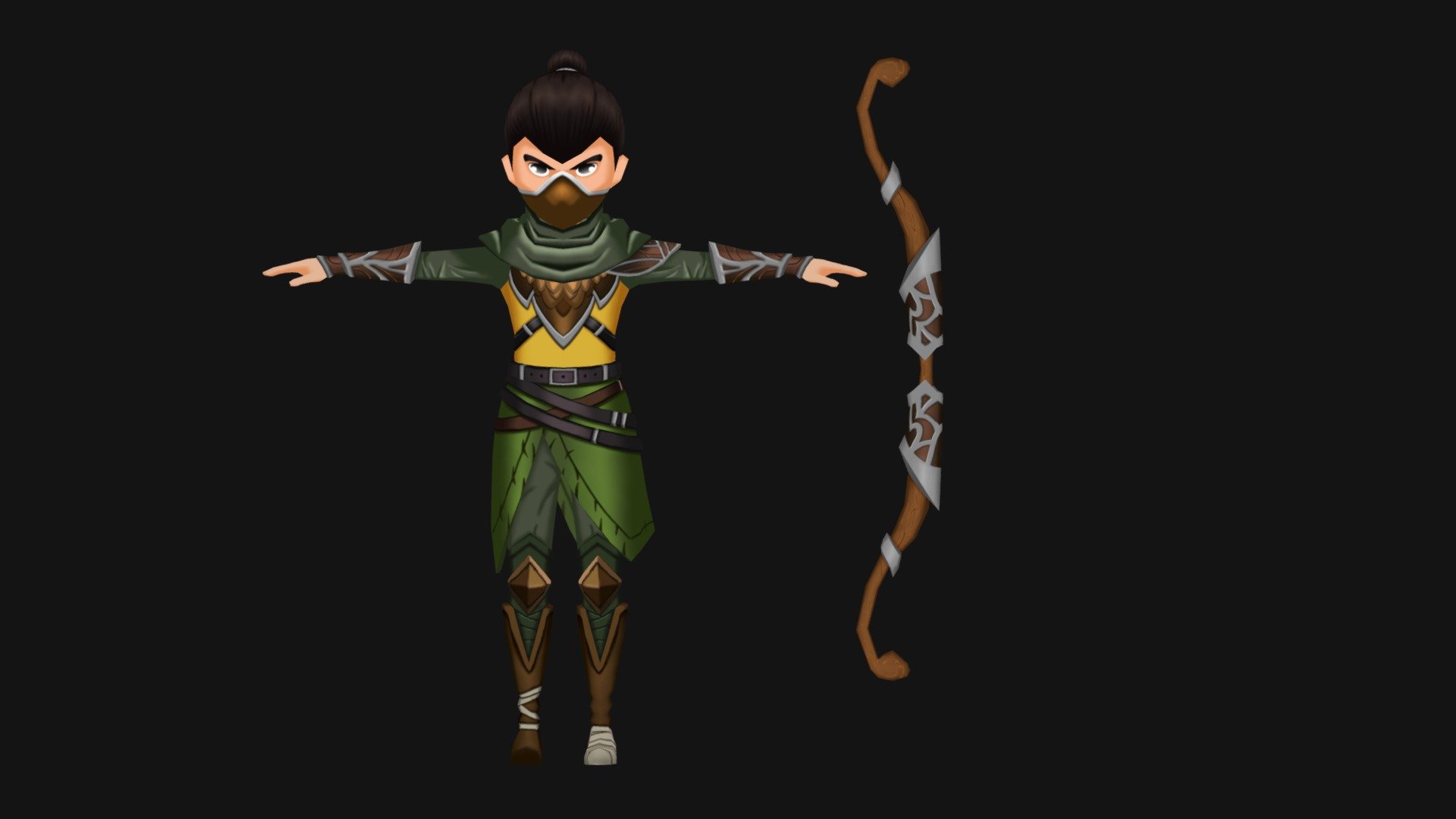 Archer Hunter - 3D model by nerwin64 [cc47417] - Sketchfab