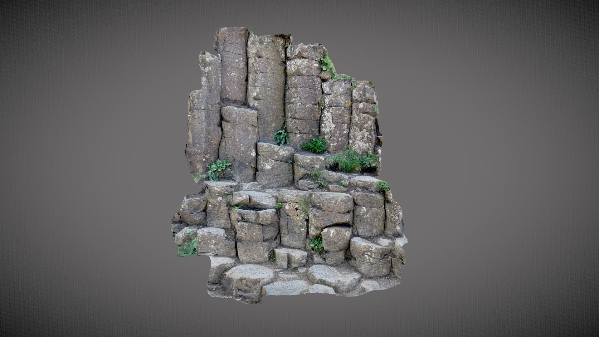 Basalt columns, Northern Ireland - Download Free 3D model by Sara ...