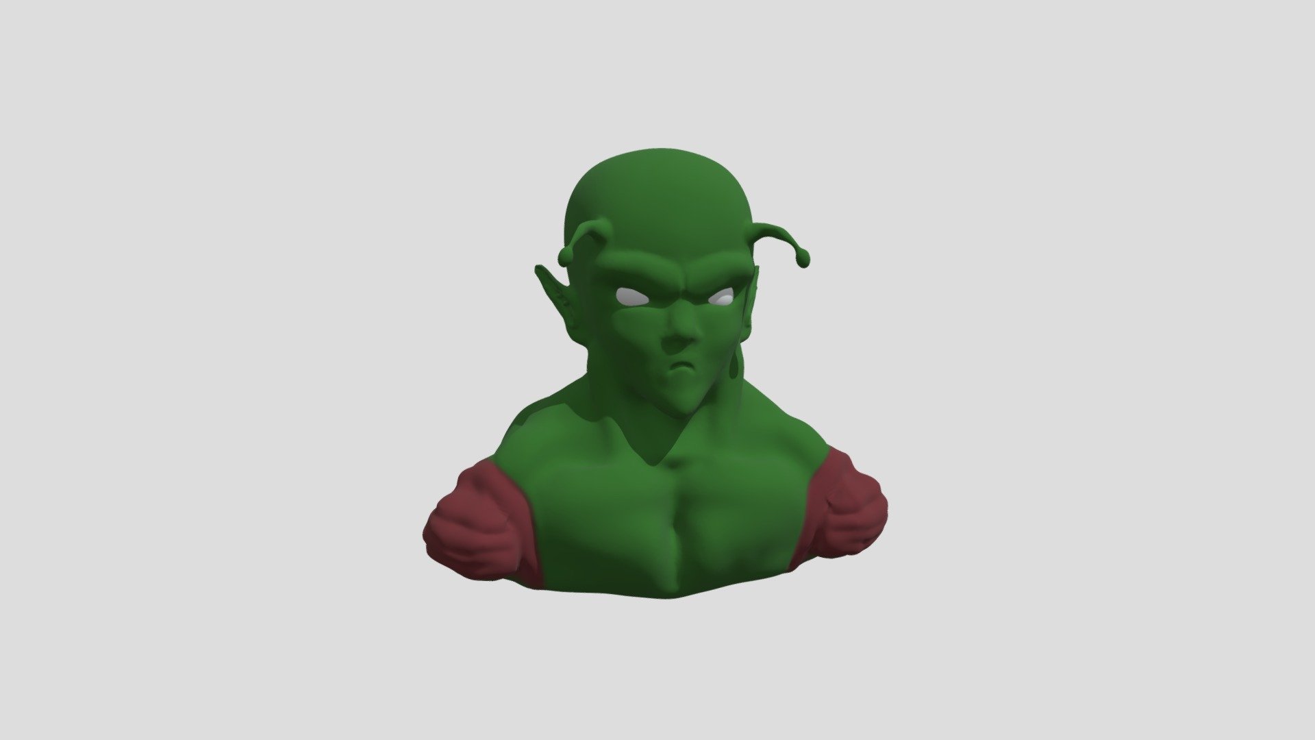 Merged_Head Piccolo - 3D model by everton.viana21 [cc4994a] - Sketchfab