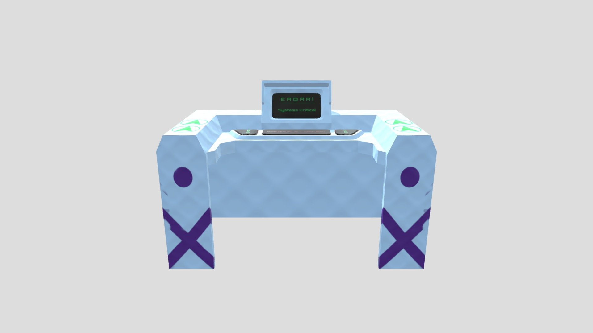 Future Computer Error - 3D model by CookieMonsterBC [cc4a839] - Sketchfab