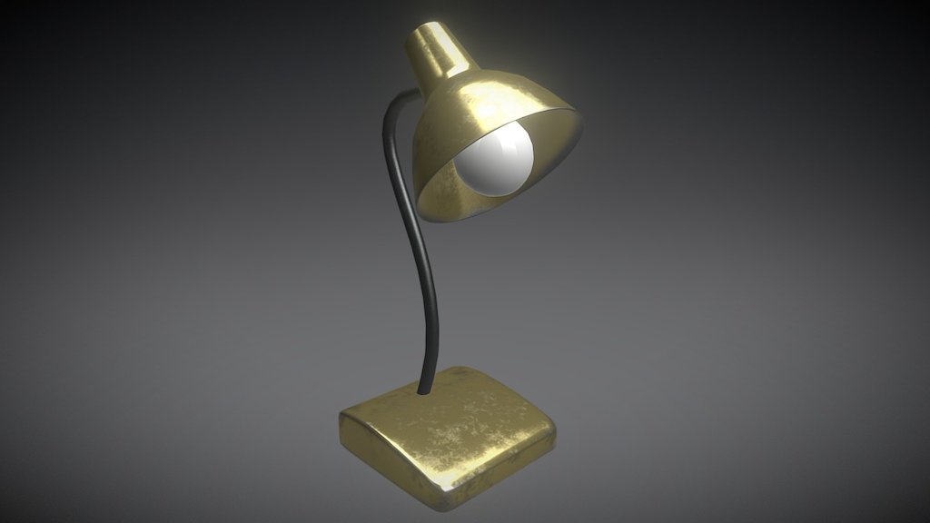 Desk Lamp - 3D model by Brian Compton (@mrdoubleutf) [cc4b035] - Sketchfab