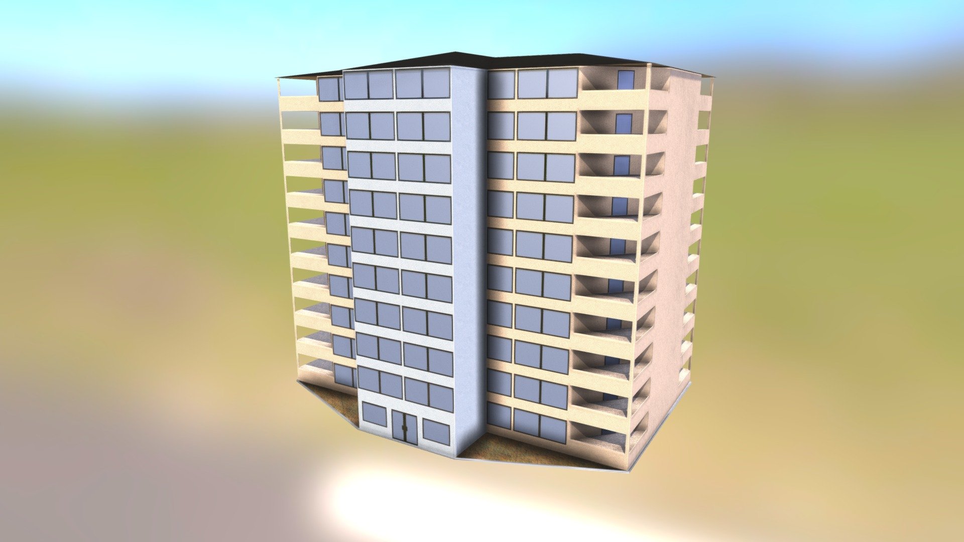 Apartment - 3D model by dakmonster [cc4b7ae] - Sketchfab