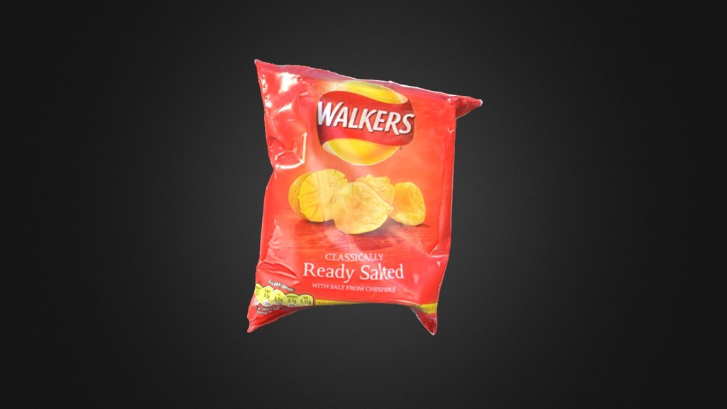 Crisp packet - 3D model by 3DSOM [cc4b9af] - Sketchfab