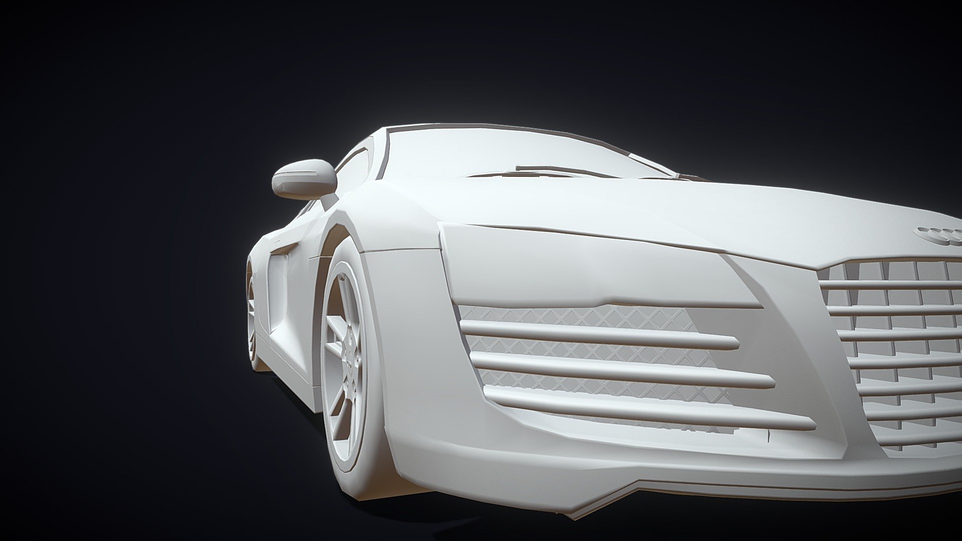 Audi R8 - 3D model by Androkumura [cc4e2c9] - Sketchfab