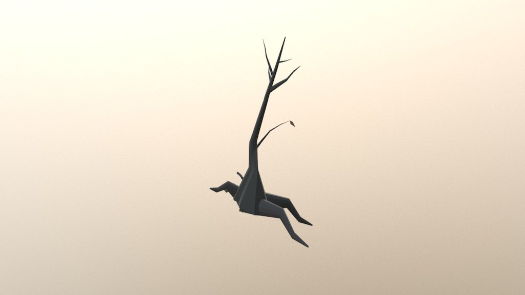 Tree And Stick - 3D model by Trash_Joeb [cc51657] - Sketchfab