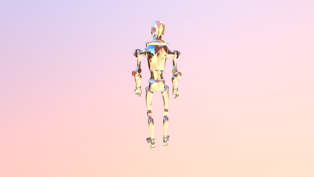 Robot-Kyle - 3D model by MB (@mishibot) [cc5277c] - Sketchfab