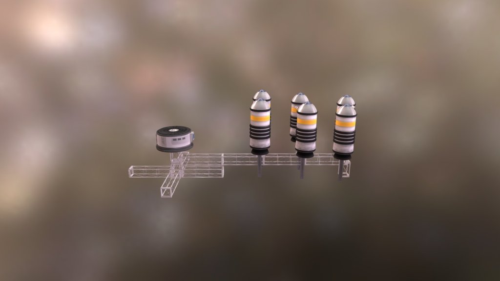 Firework launcher - 3D model by totalmark327 [cc527fe] - Sketchfab