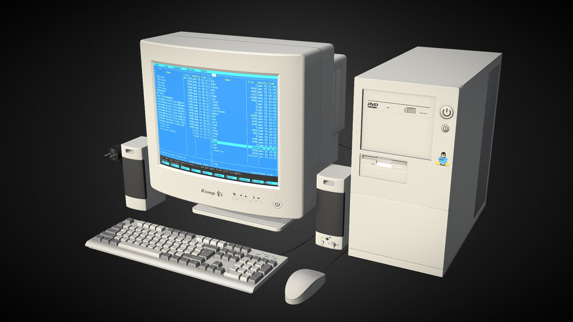 Old Comp - 3D model by Mapper720 [cc52807] - Sketchfab
