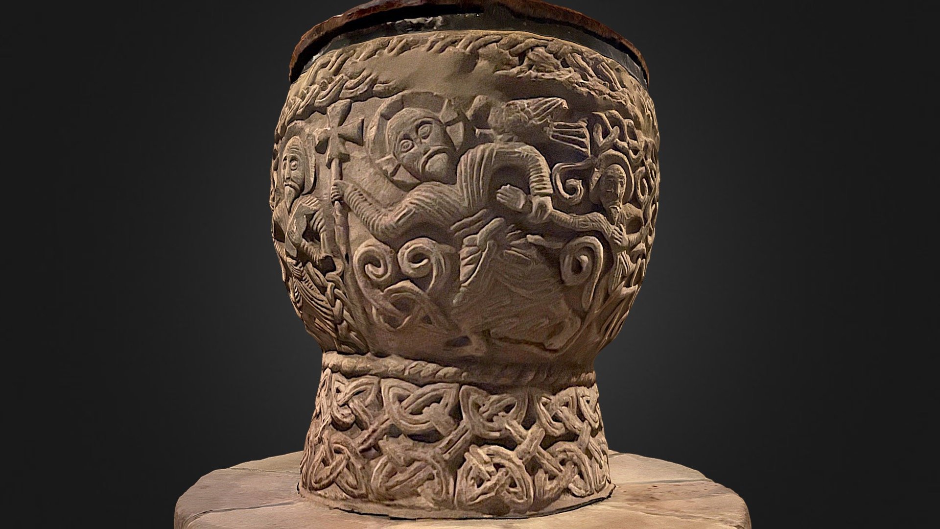 12thC Font, Eardisley - 3D model by Digital Heritage (@3dheritage ...