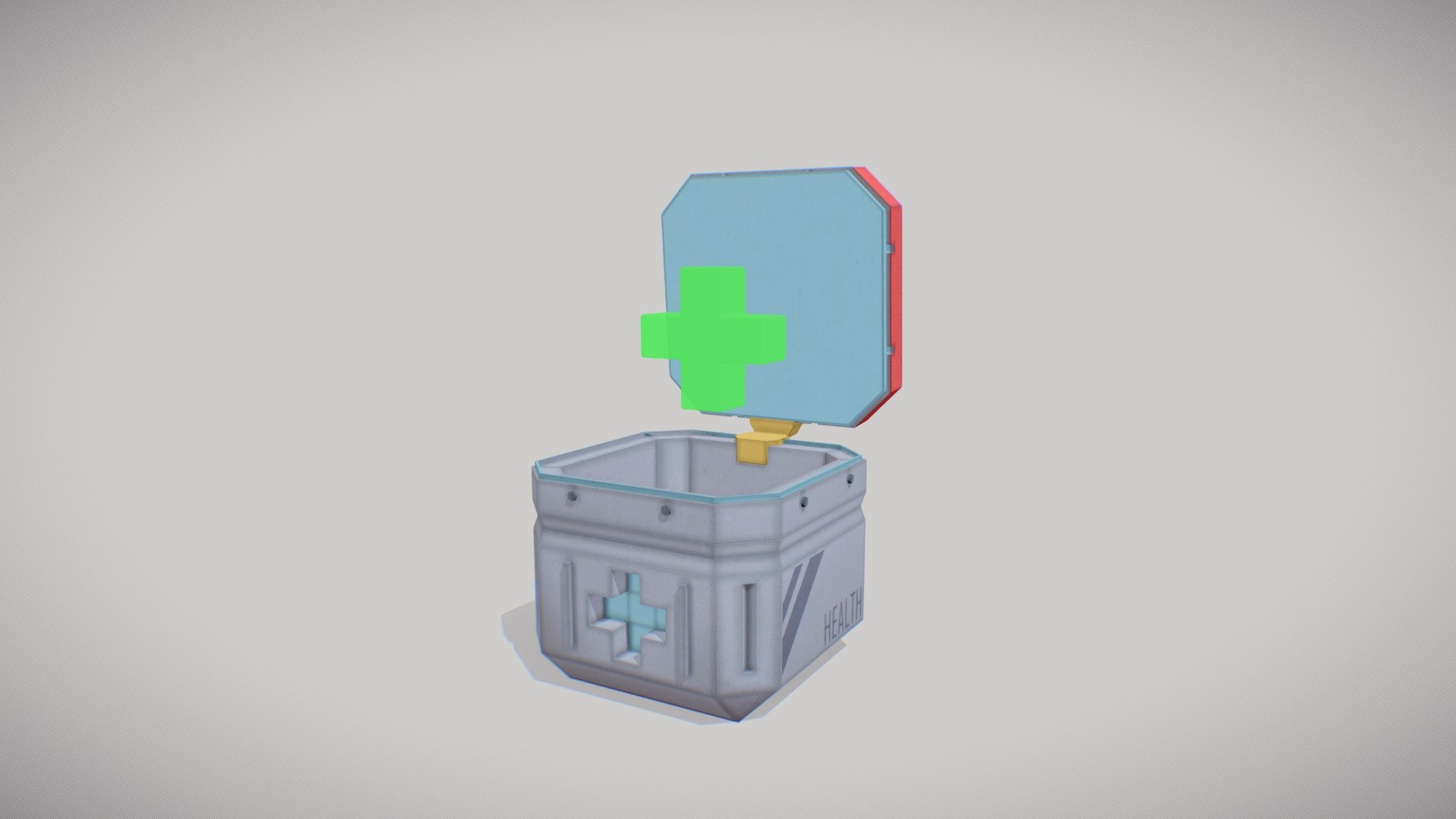 Health Upgrade Box - 3D model by nneutralized [cc537da] - Sketchfab