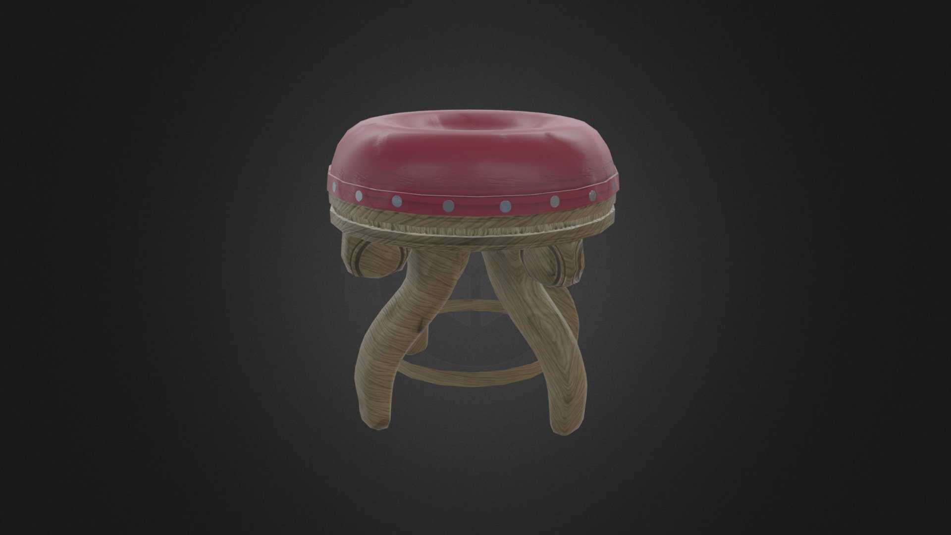 Old and damaged stool - 3D model by mgarzof (@pigeonw) [cc57380 ...