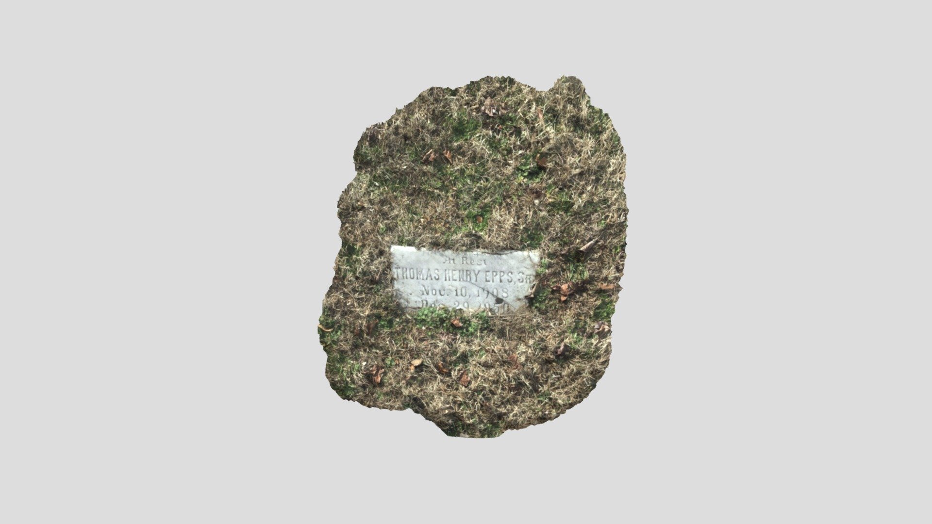 Thomas Henry Epps Sr. Grave Marker - 3D model by Virtual Curation Lab ...